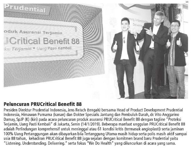Peluncuran PRUCritical Benefit 88 | Prudential Indonesia